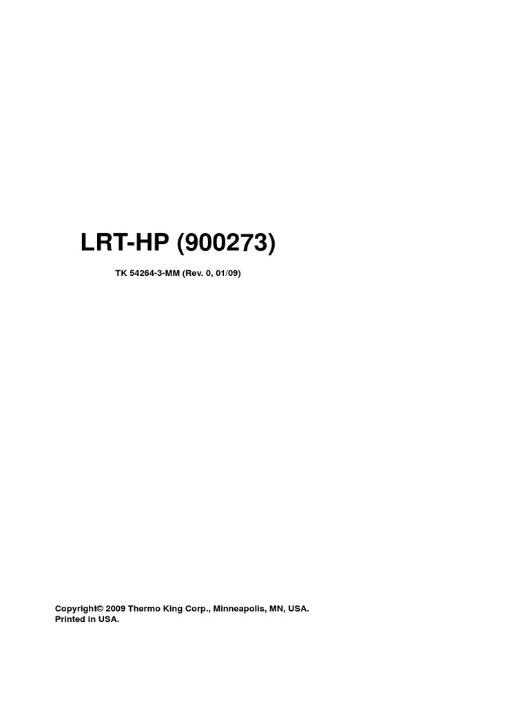 LRT-HP (900273) | PDF | Engineering Thermodynamics | Heating ...