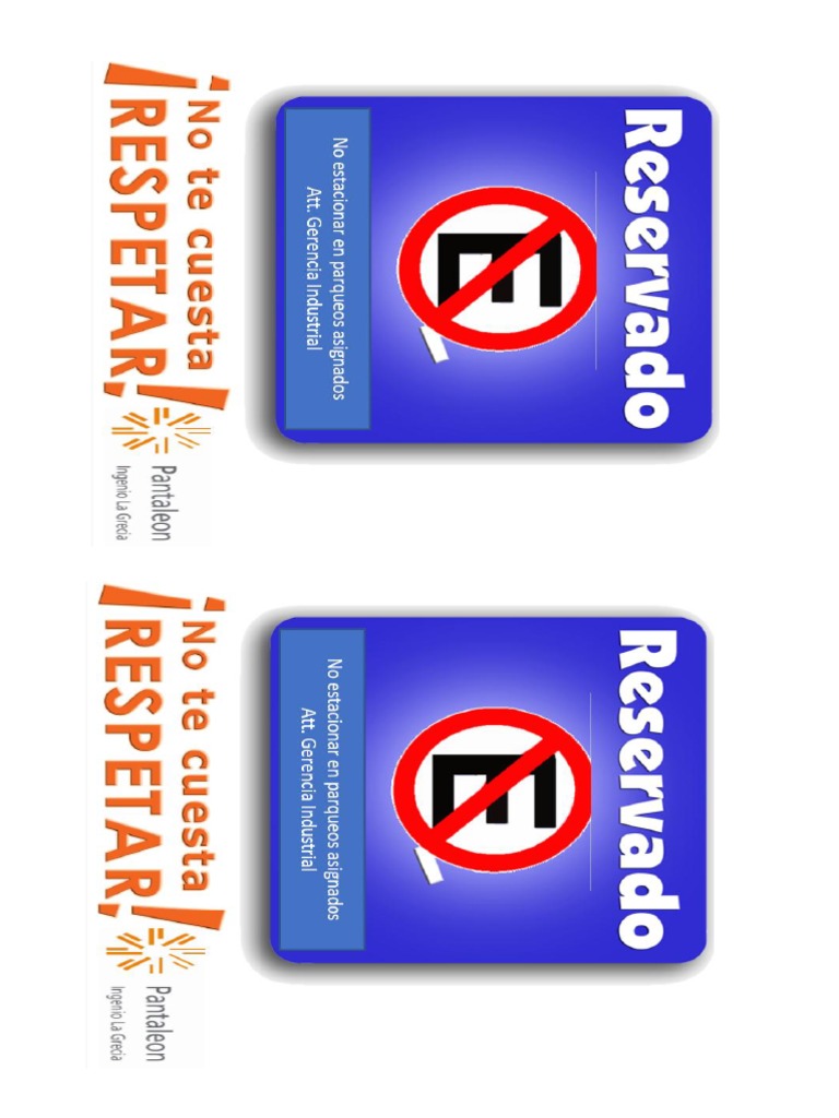 Rotulo de Parqueo | PDF