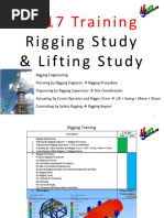 Lifting Plan & Rigging Study Template | PDF | Elevator | Crane (Machine)