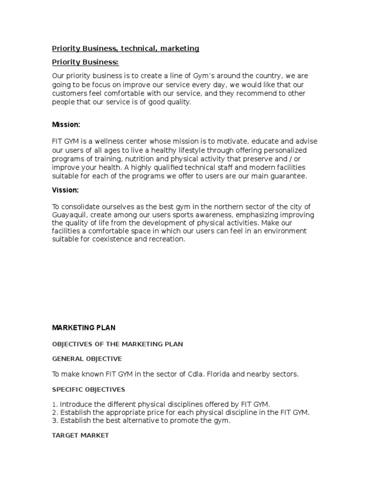 Mission:: Priority Business, Technical, Marketing Priority Business ...