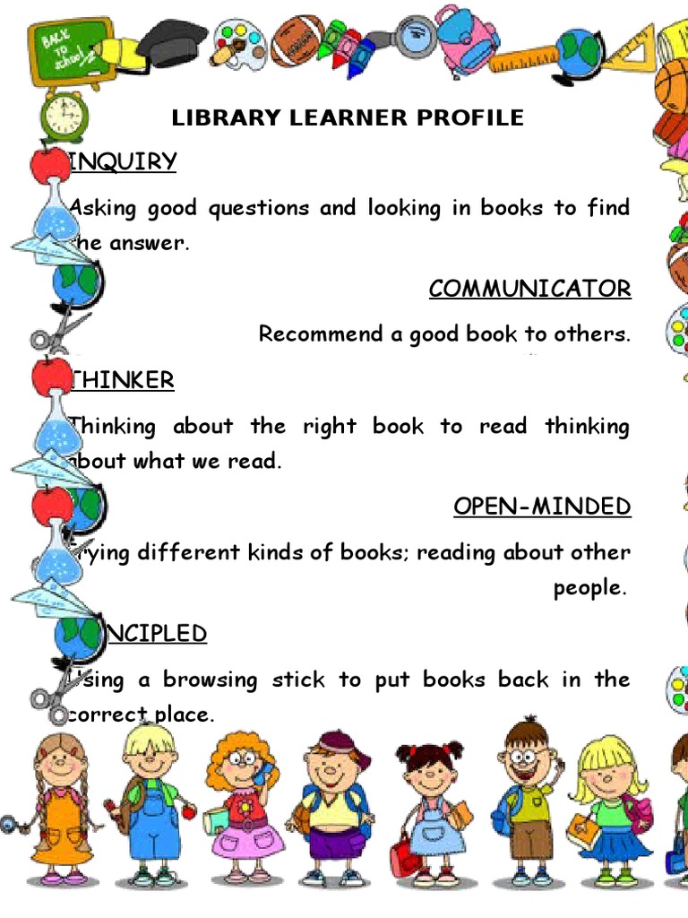 Library Learner Profile | PDF