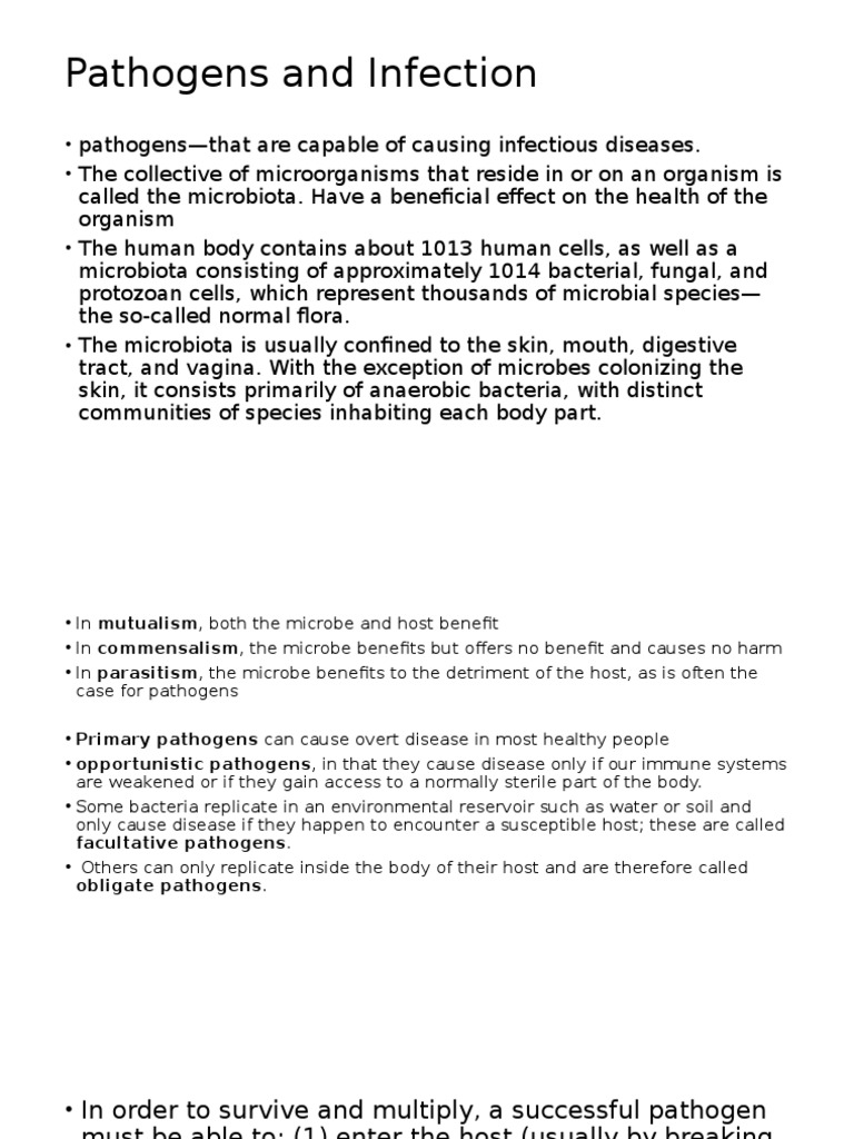 Pathogens and Infection | PDF | Secretion | Virus