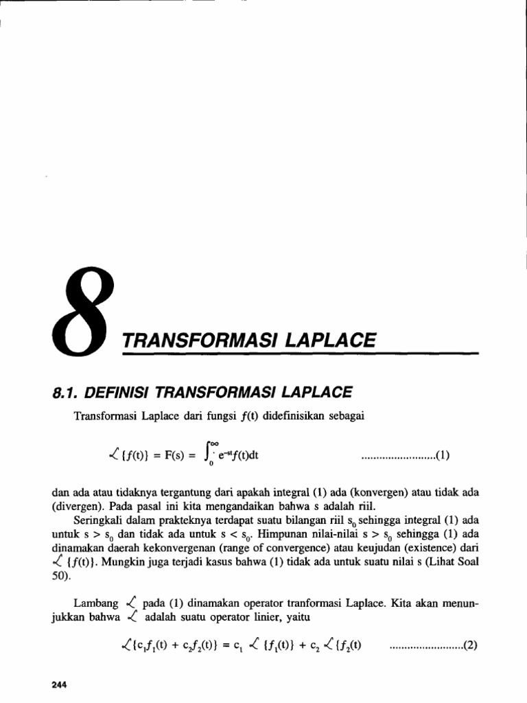 Bab8-Transformasi Laplace | PDF