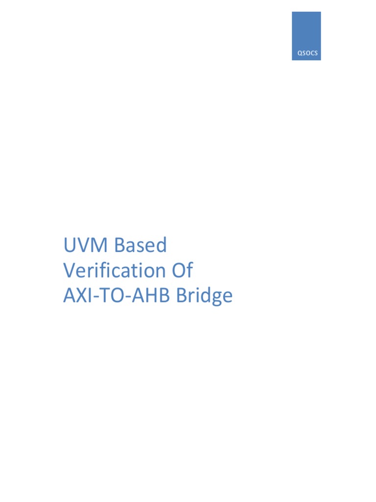 Bridge Axi Ahb | PDF | Computer Architecture | Digital Electronics