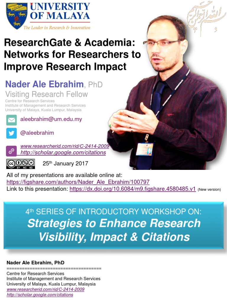 ResearchGate and Academia: Networks For Researchers To Improve Research ...