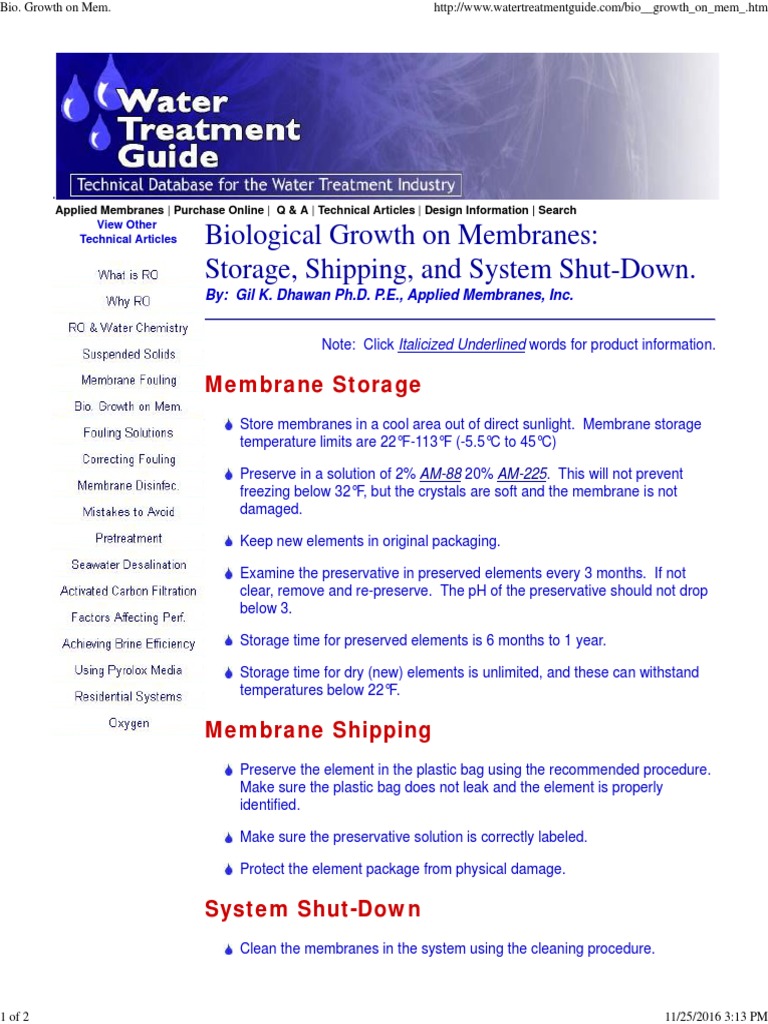 Bio. Growth On Mem | PDF | Business | Technology & Engineering