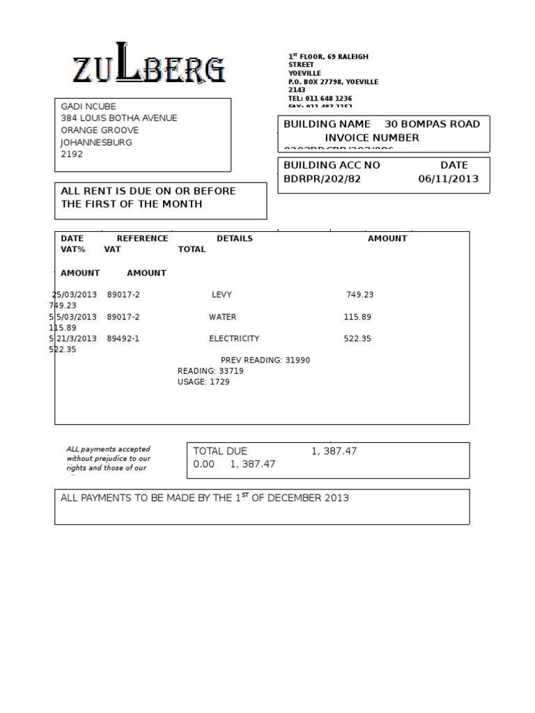 Proof of Residence | PDF
