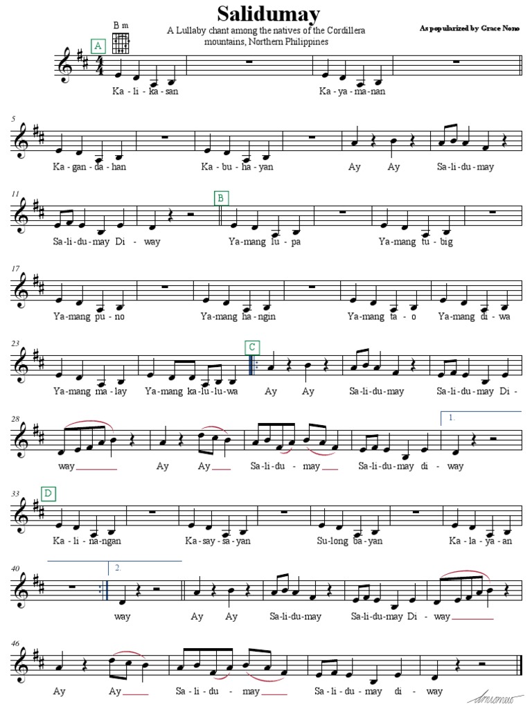 Folk Song - Salidumay - PDML