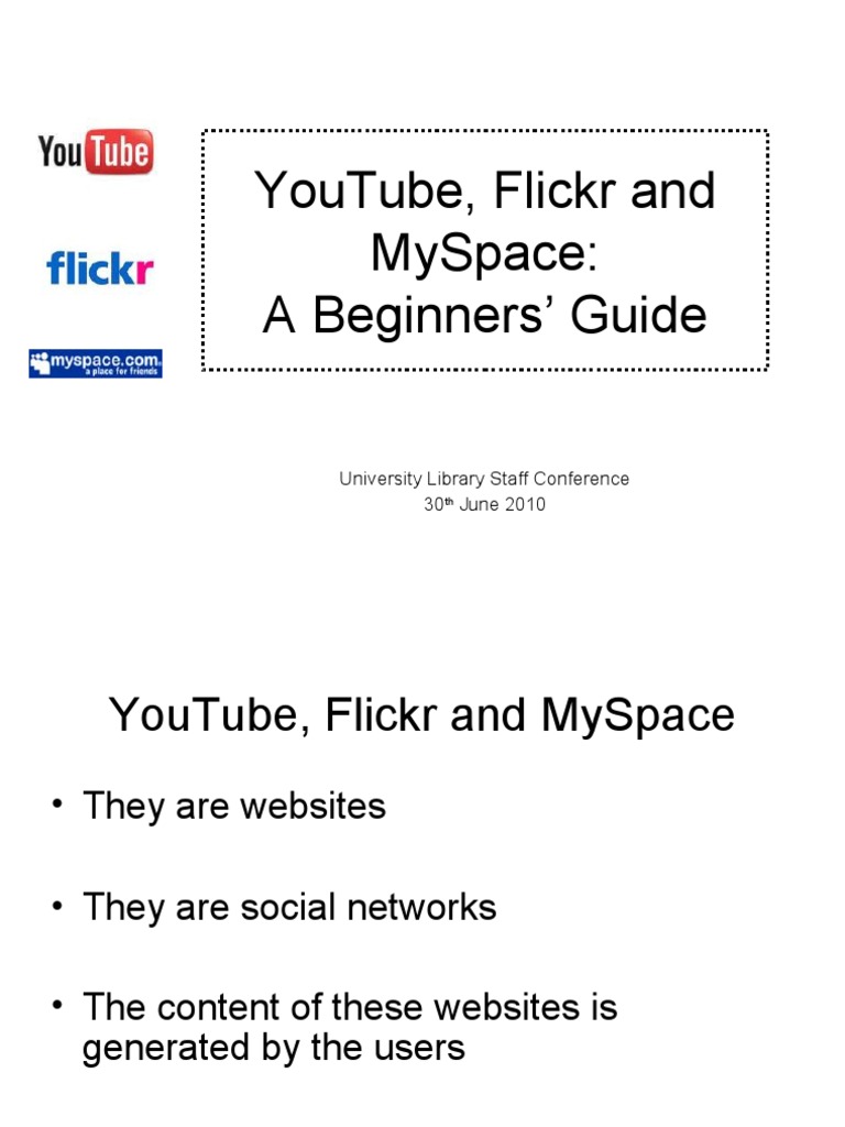 Presentation For Staff Conference | PDF | Myspace | Tag (Metadata)