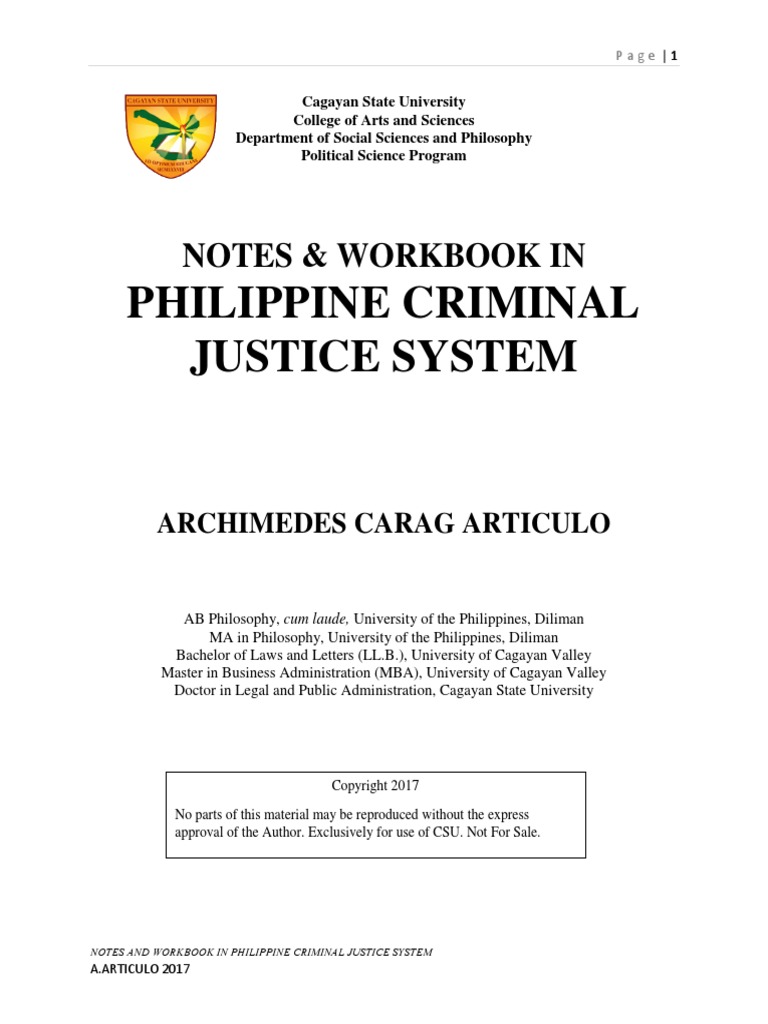 Manual Criminal Justice System | PDF | Crime & Violence | Crime Thriller