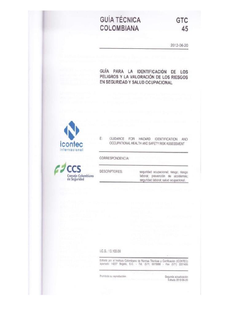 GTC 45 Actualizada | PDF