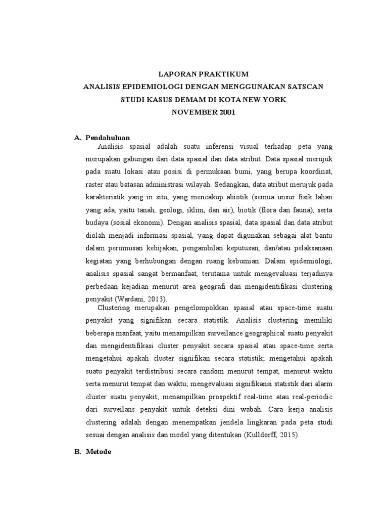 Satscan 1 | PDF