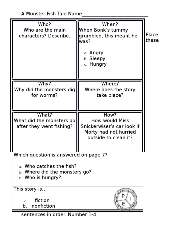 Monsters Fish Tale | PDF