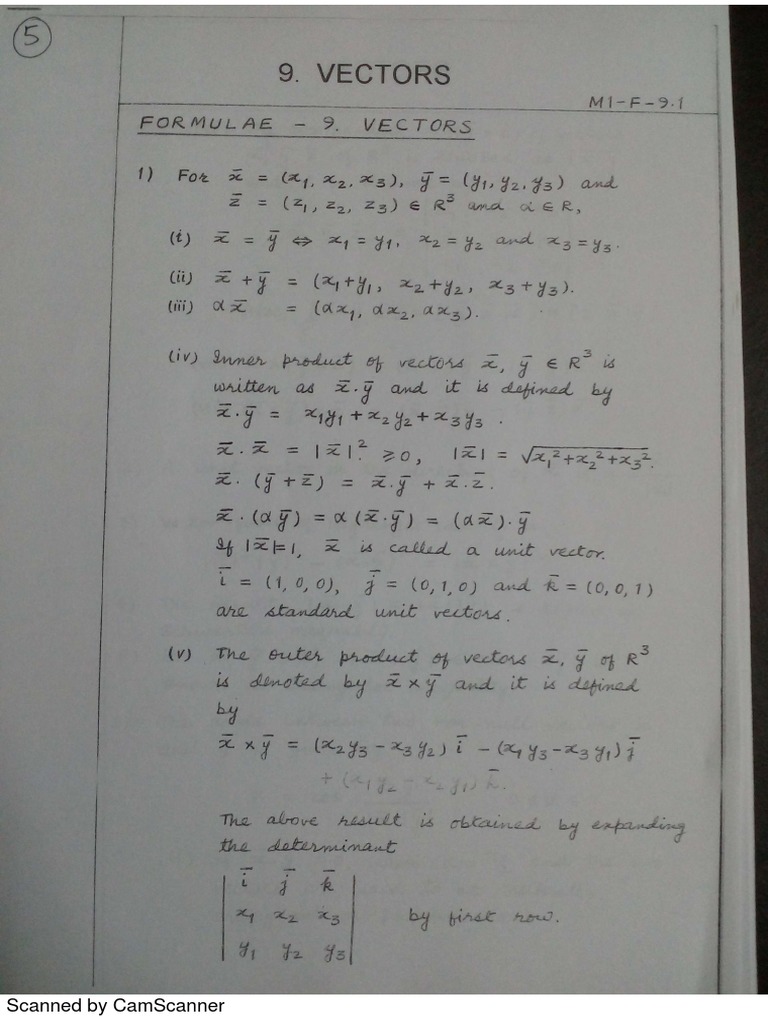 Vectors and 3D | PDF