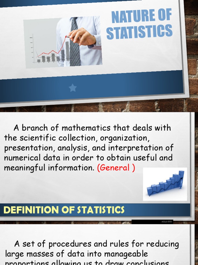 1 - The Nature of Statistics | PDF | Sampling (Statistics) | Level Of ...