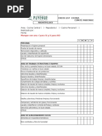 Check List de Cocina | PDF | Cocinando | Implementos nacionales