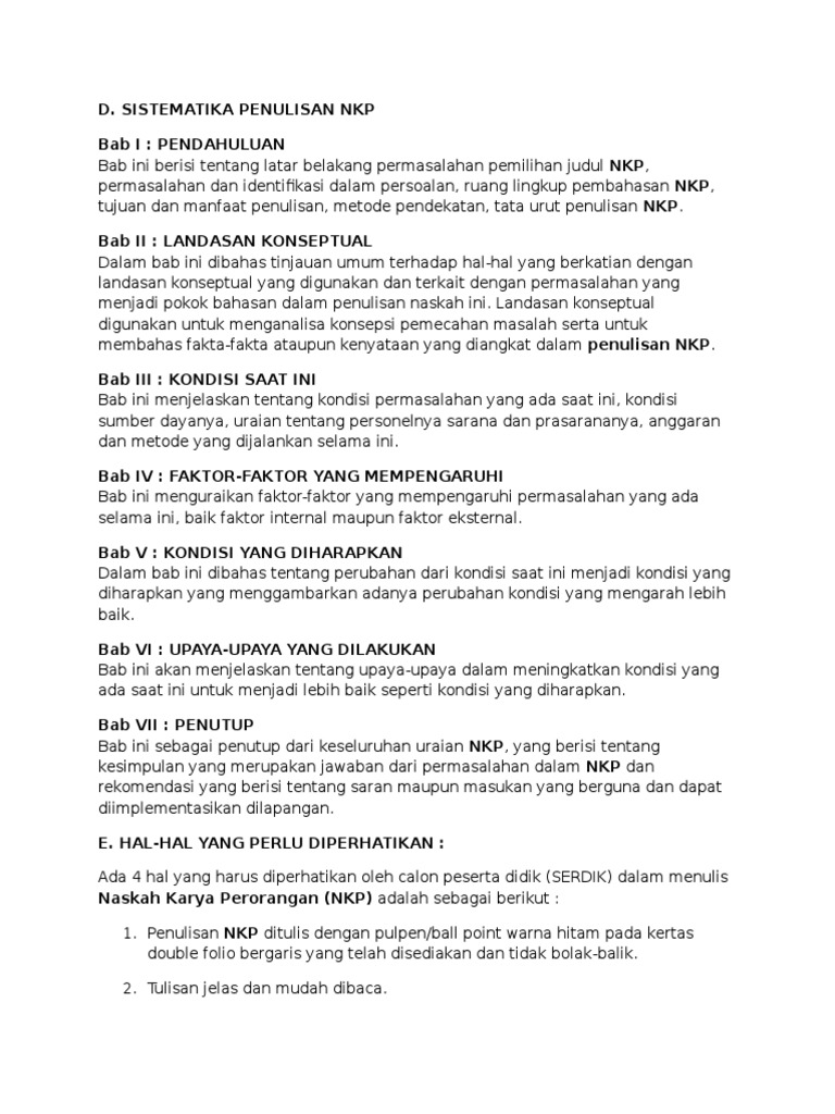 Cara Membuat NKP Sip Polri | PDF