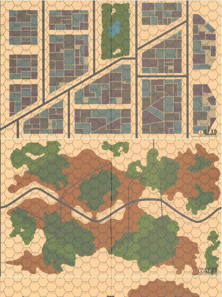 Board Wargame Sf3D Original - Maps | PDF