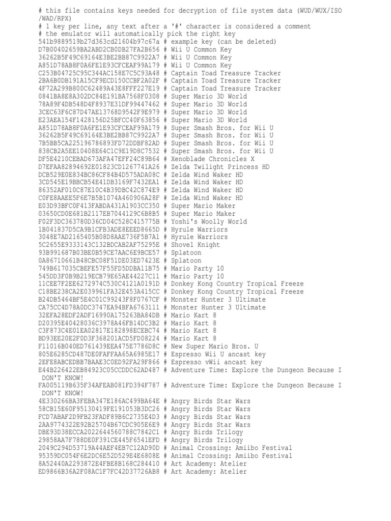 Keys | PDF | The Legend Of Zelda | Video Game Publishers