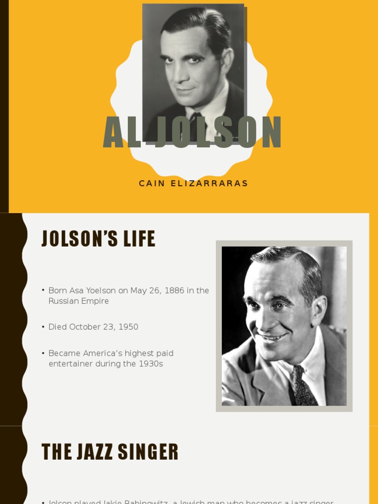 Al Jolson | PDF