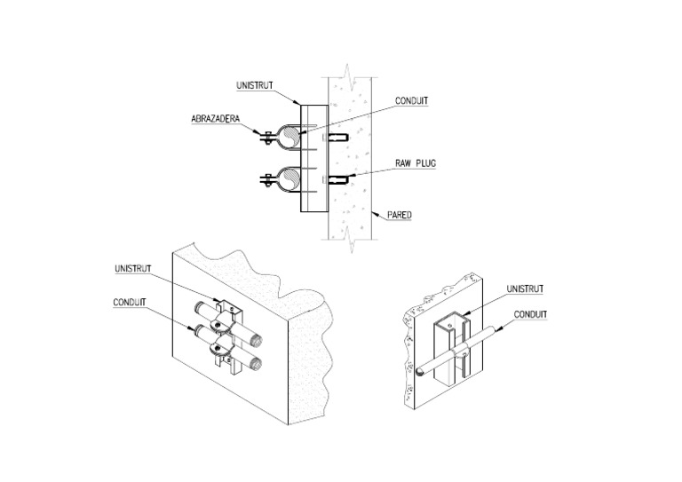 Riel Unistrut y Abrazaderas