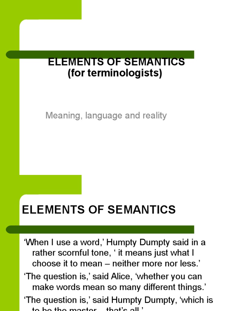 Semantics and Pragmatics Course 1 | Download Free PDF | Semantics ...