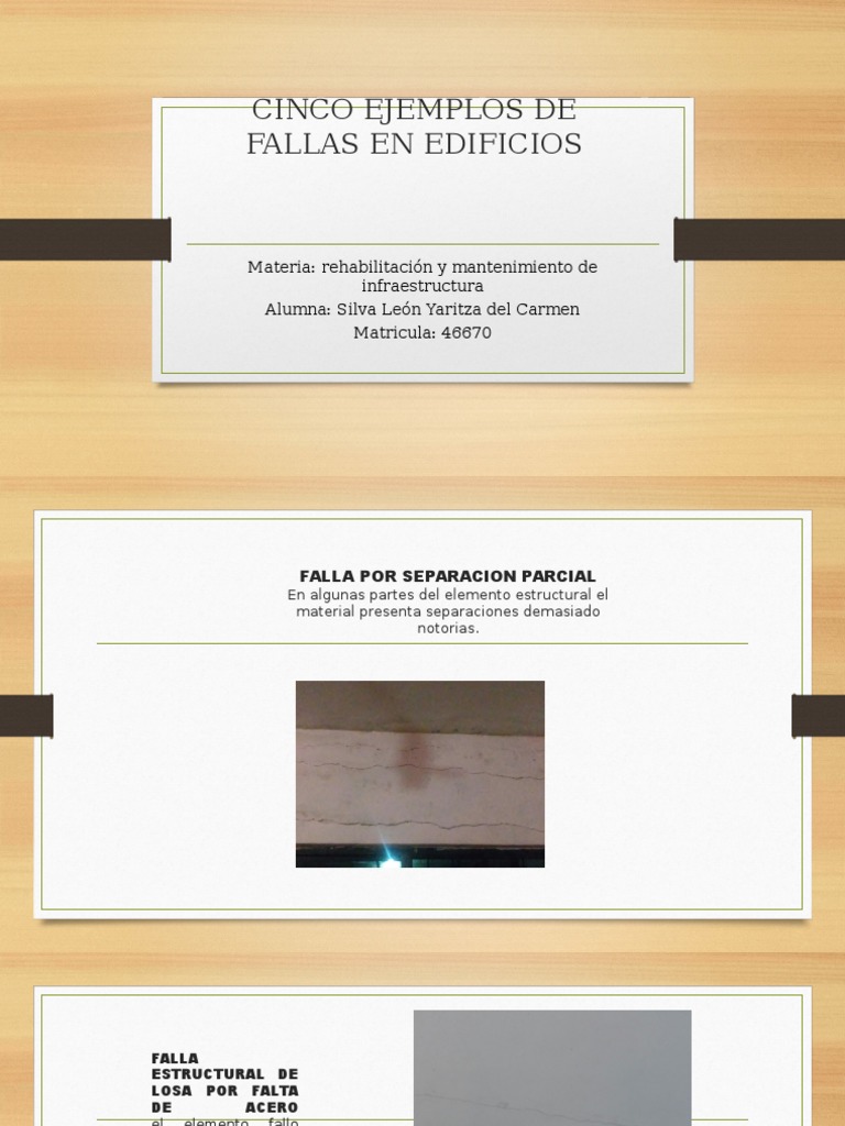 Ejemplos de Fallas en Edificios | PDF