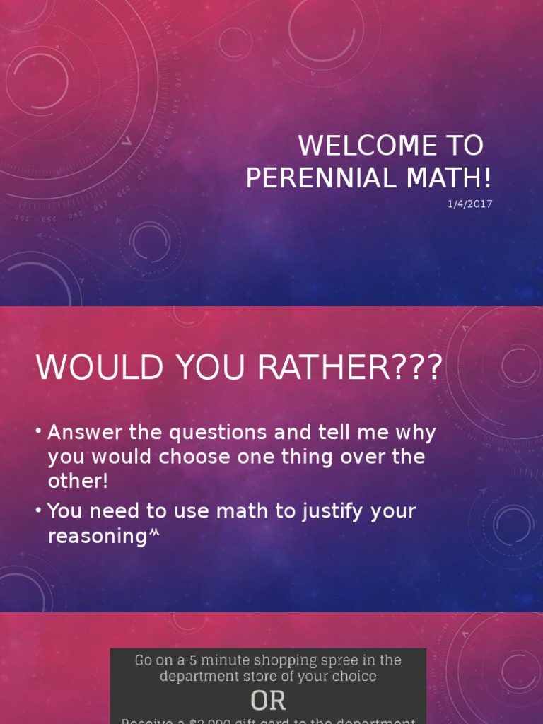 Perennial Math | PDF