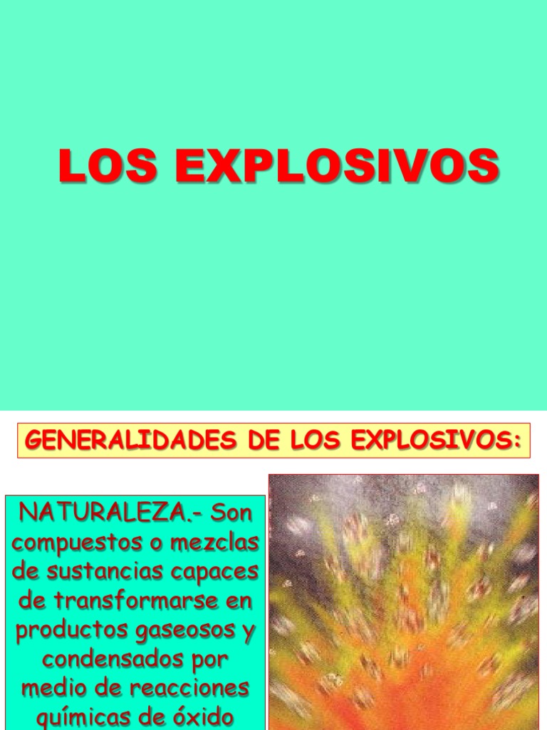 Exposición Explosivos | Material explosivo | Explosión