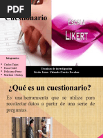 Tipos de Preguntas en Encuestas | PDF | Metodología de encuesta | Escala Likert