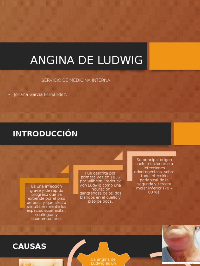 Angina de Ludwing | PDF | Medicina | Medicina CLINICA