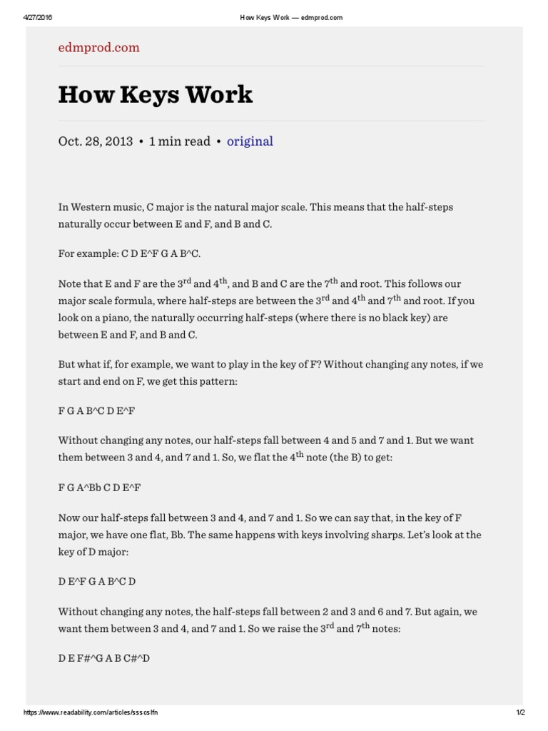 How Keys Work | PDF