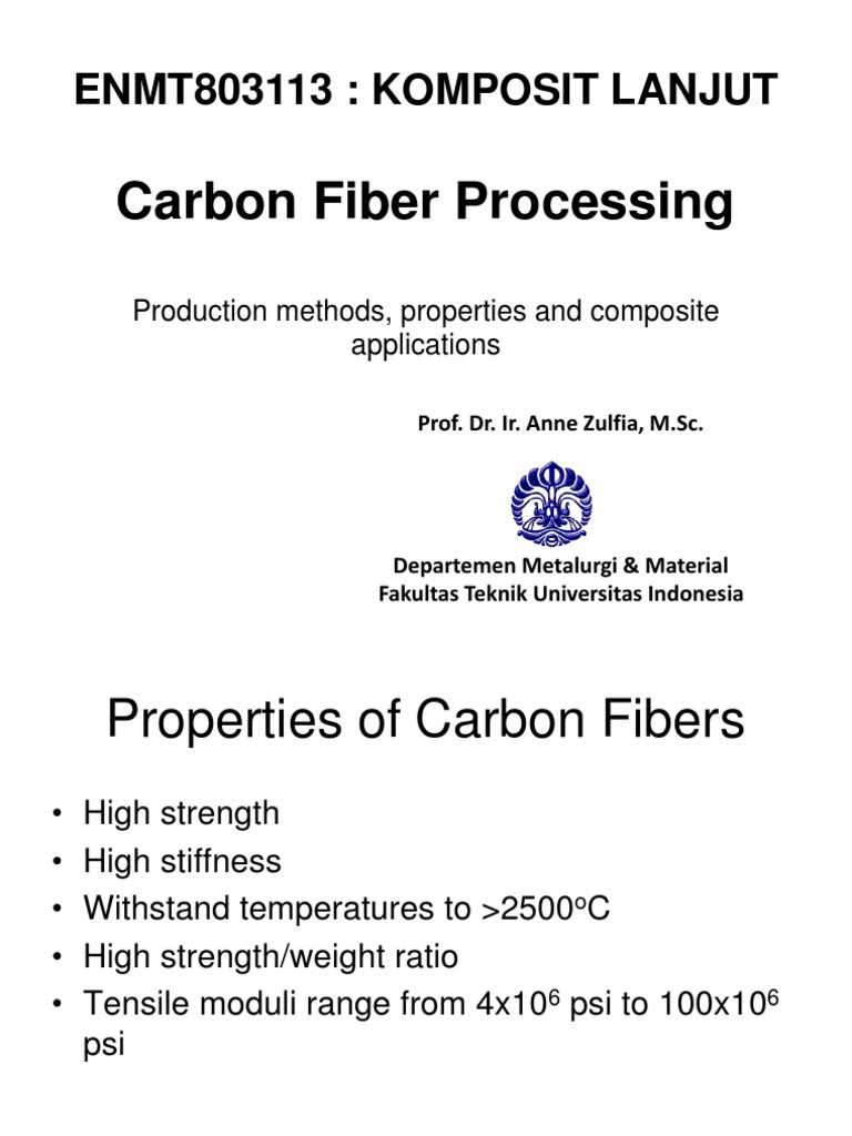 Carbon Fiber Processing | PDF | Composite Material | Fibers