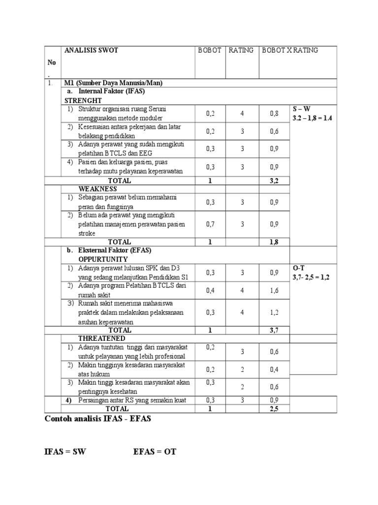 Analisis Ifas-Efas | PDF