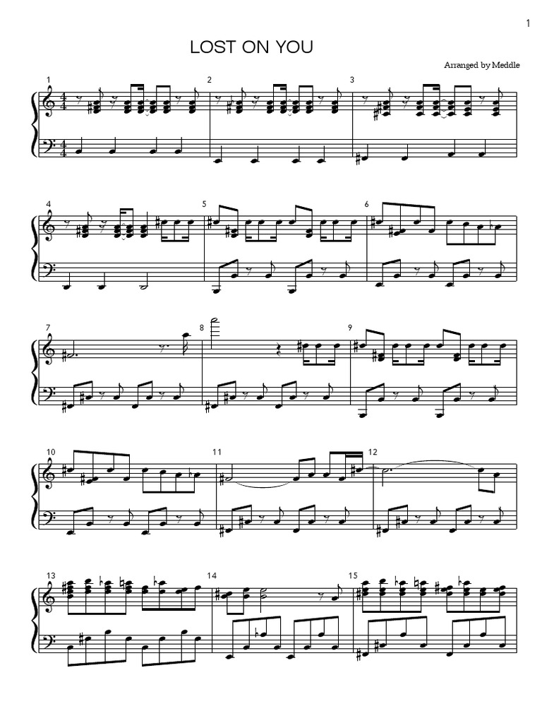 Lp Lost On You Pdf