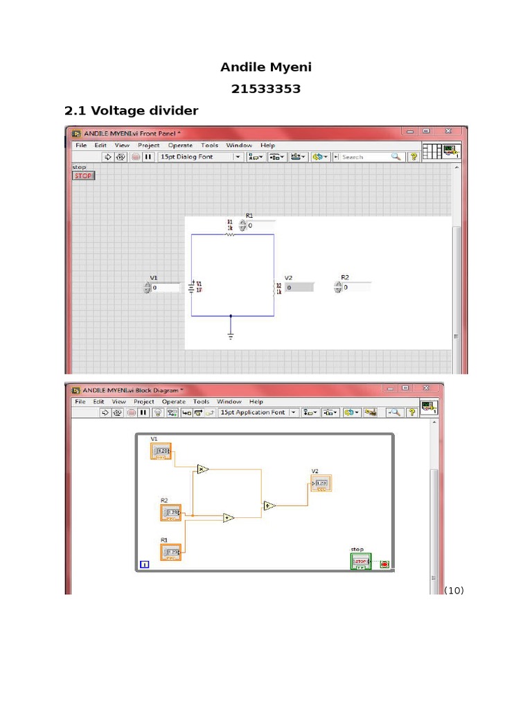 Labview Assessment | PDF