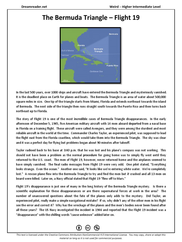 Bermuda Triangle English Lesson B2 Level | PDF | Aviation | Aviation Safety