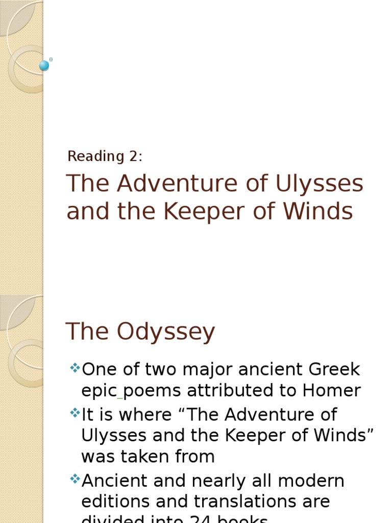Reading 2-The Adventure of Ulysses | PDF