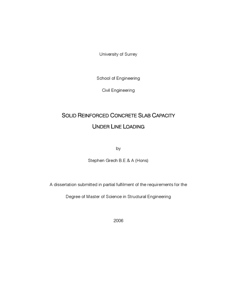 MSC Thesis Stephen Grech | PDF | Elasticity (Physics) | Bending