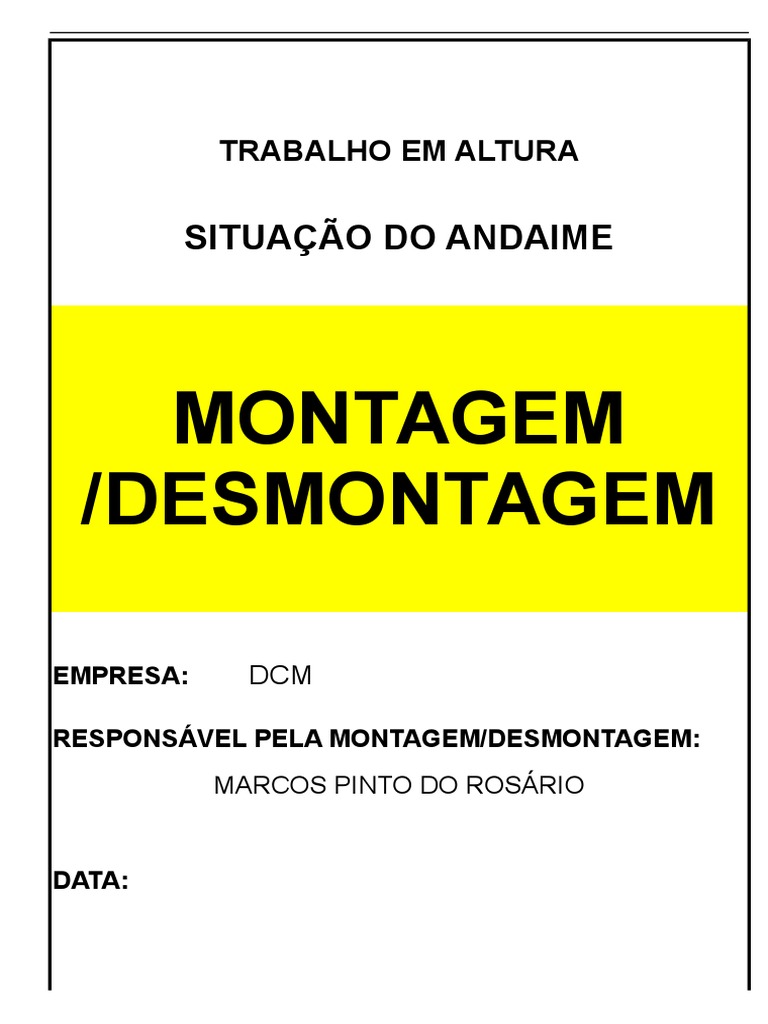 Placas de Andaime Modelo Novo | PDF | Tecnologia e Engenharia