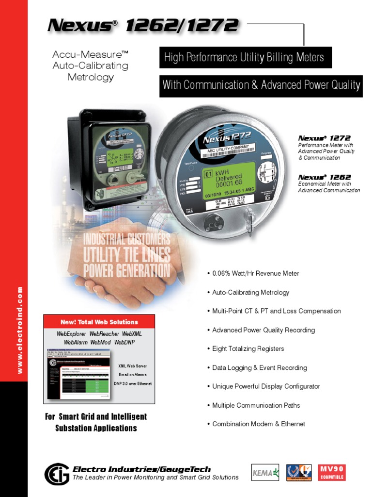 Nexus 1262 & 1272 Catalogue | PDF | Web Page | World Wide Web