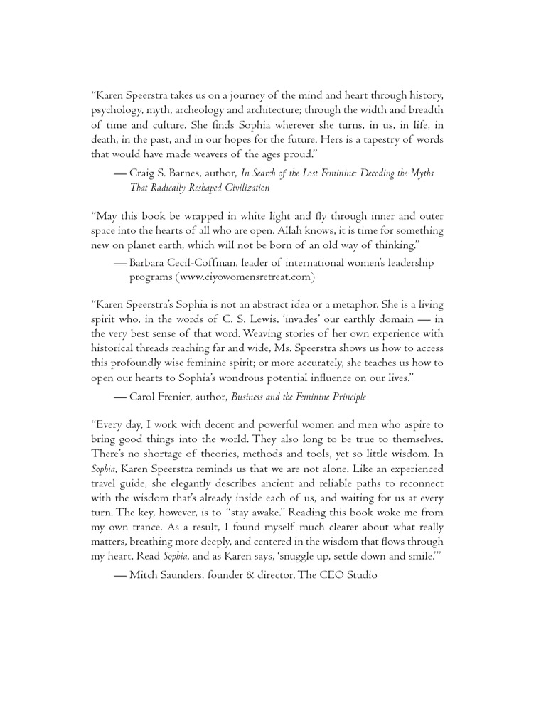 Sophia: The Feminine Face of God: Nine Heart Paths To Healing and ...