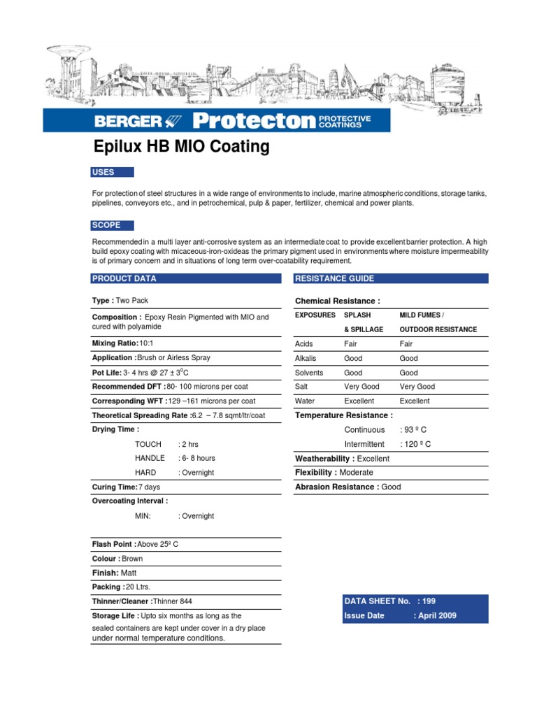 Berger MIO Coating Brown.253140503 | Epoxy | Manmade Materials