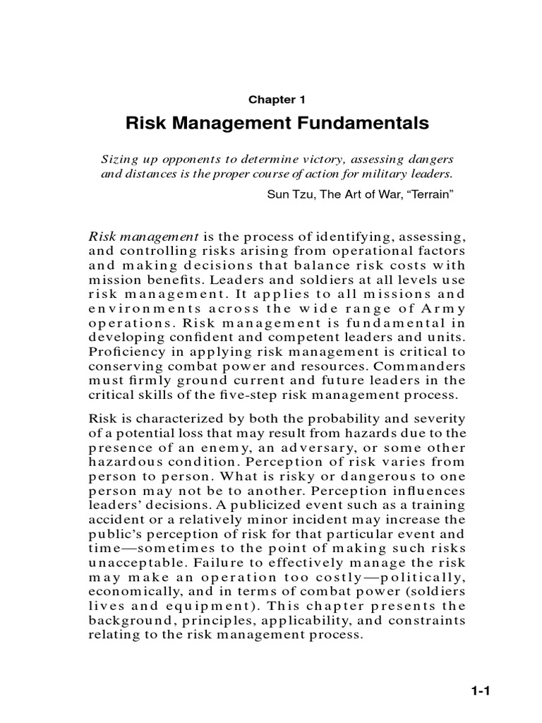 Risk Management Fundamentals | PDF | Risk Management | Risk