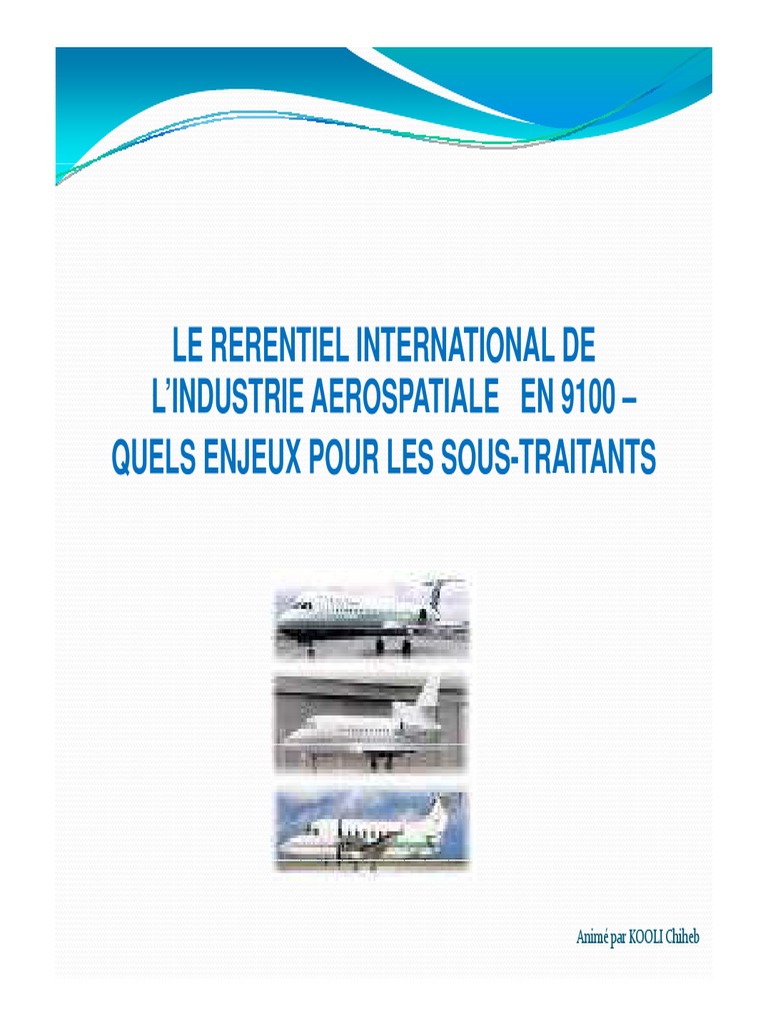 Norme en 9100 | PDF | Business | Aérospatiale