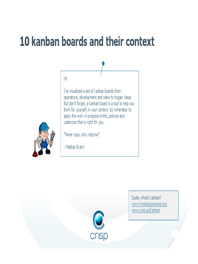 10 Different Kanban Boards and Their Context PDF | PDF