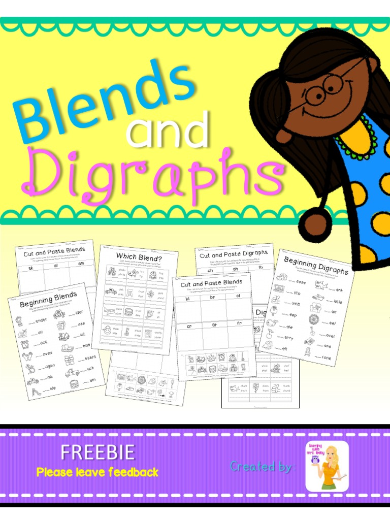 Blends and Digraphs Worksheets PDF | PDF | Language Arts & Discipline