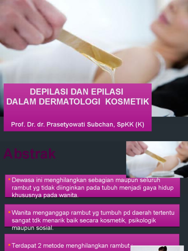 Metode Epilasi dan Depilasi Modern | PDF