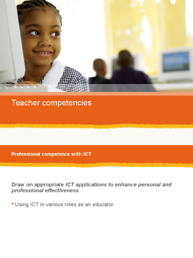 ICT Skills for Educators | PDF | Educational Technology | Competence ...