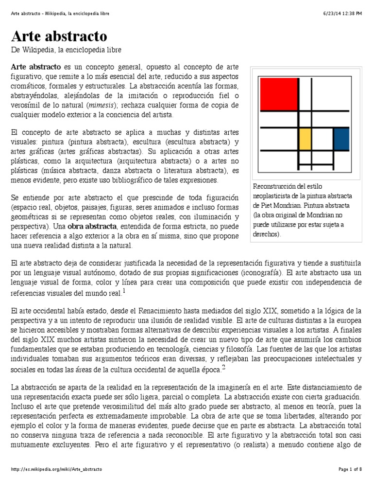 Arte Abstracto | PDF | Arte abstracto | Cubismo